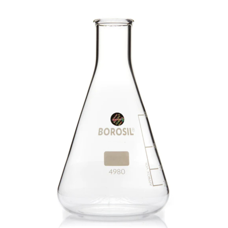 Premium Glass Conical Erlenmeyer Flask for Liquid Handling | Shaman ...